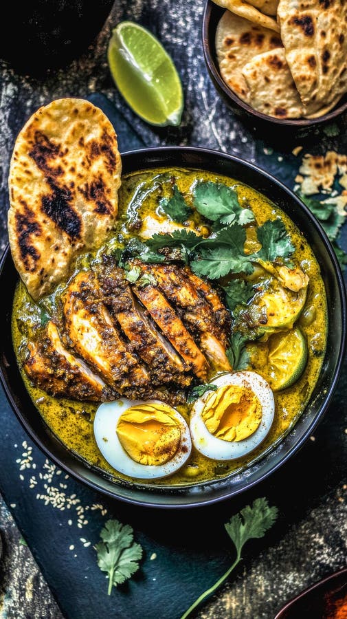 Indian Inspired Ramen with Curry Infusion and Grilled Chicken Garnish ...