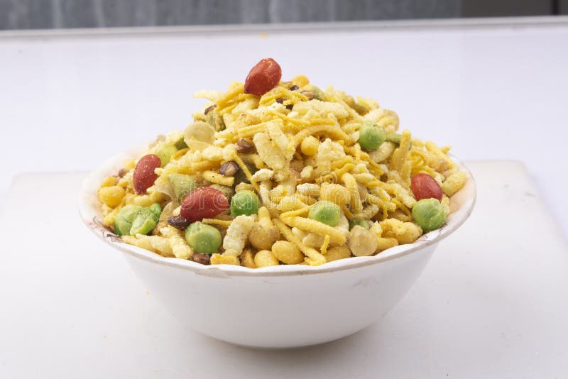 Indian Khatta Meetha Namkeen Mixture Stock Image - Image of delicious ...