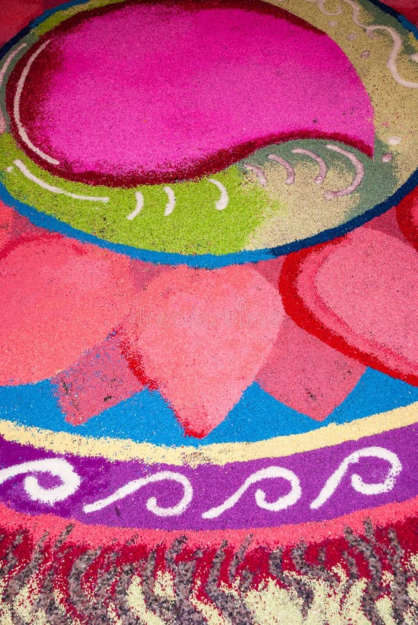 Indian kolam stock image. Image of diwali, ceremony, diya - 32292197