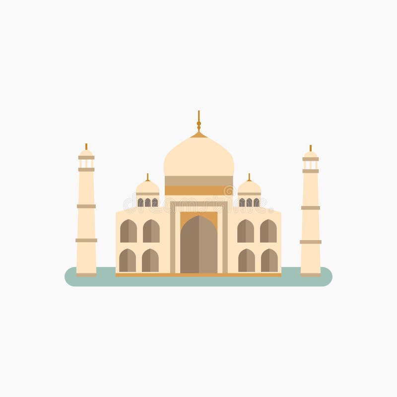 Indian Landmark. Vector Illustration Stock Vector - Illustration of ...