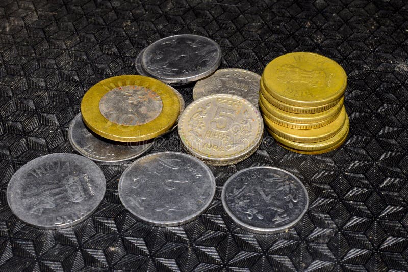 Indian coin stock photo. Image of finance, value, india - 254614292