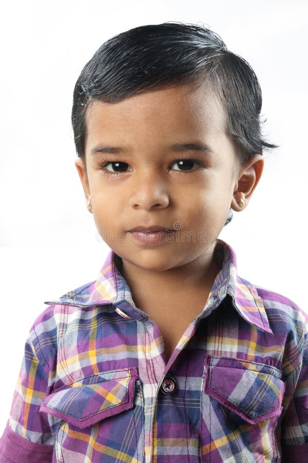 Indian Little Boy stock image. Image of hair, indian - 39345377