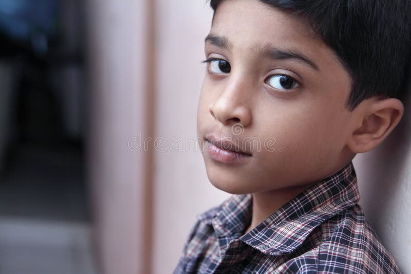 Indian boy with smile stock photo. Image of portrait - 14017984