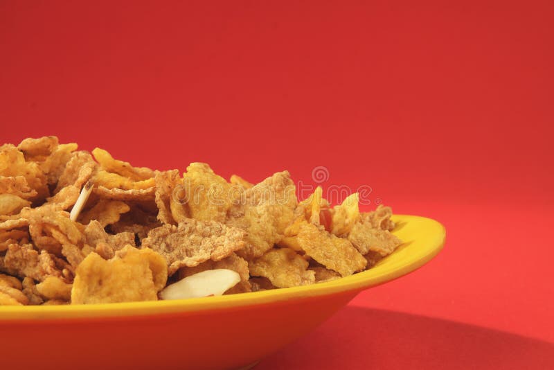 Indian Made Corn flakes stock photo. Image of fiber, indian - 99854658