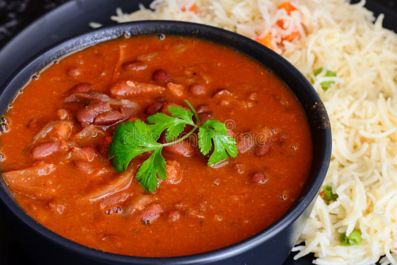 Rajma Chawal stock photo. Image of food, heaps, chawal - 33228424