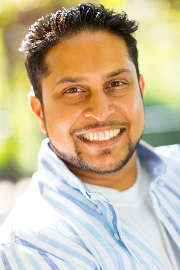 Indian man close up stock image. Image of mustache, person - 41860115