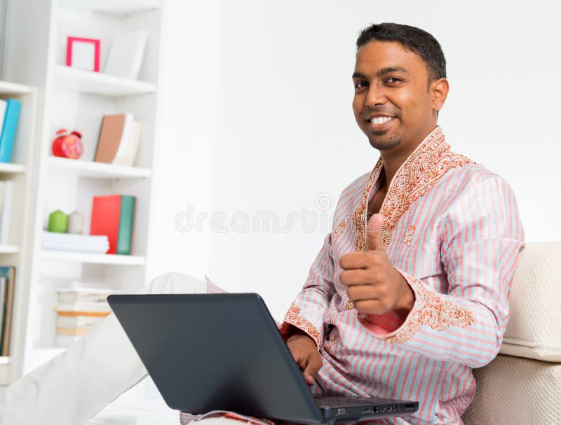 2,161 Indian Man Using Computer Home Stock Photos - Free & Royalty-Free ...