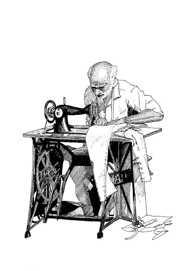People Sewing Clipart