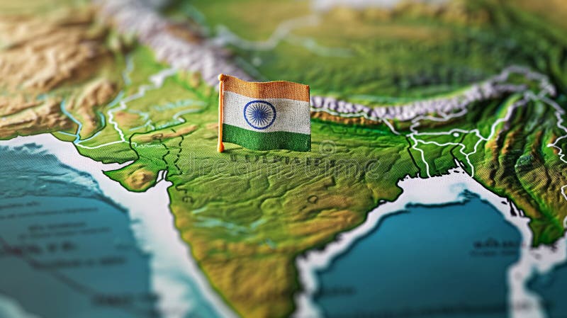 Indian Map Geographical stock photo. Image of event - 327720970