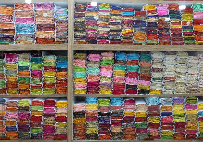 Indian Market with Beautiful Colours Stock Image - Image of flooring ...