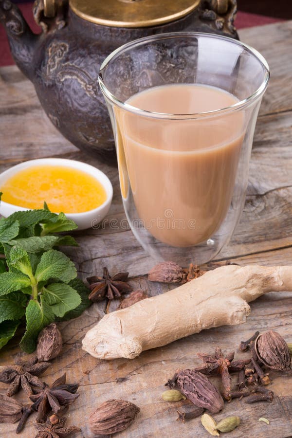 Indian masala tea stock image. Image of cuisine, cardamon - 85606511