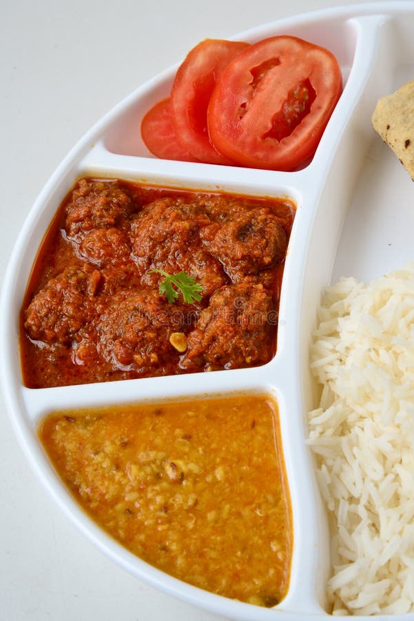 Indian meal stock photo. Image of hawker, orange, chapati - 32373924