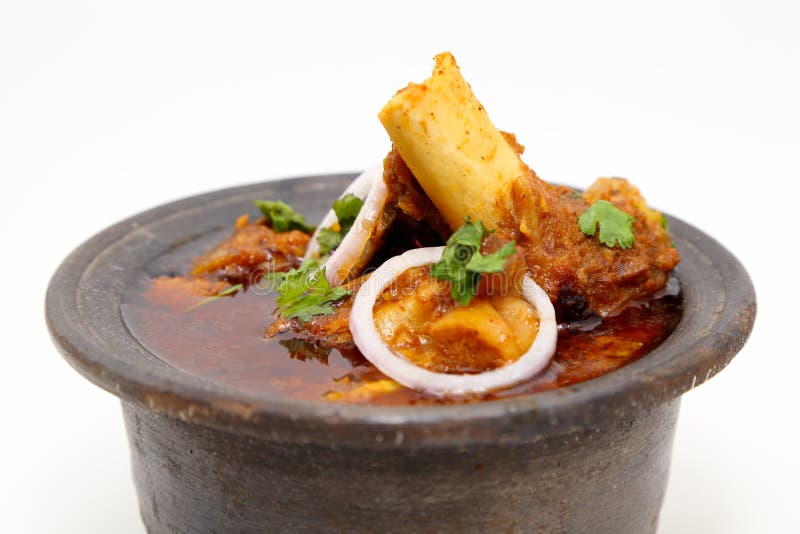 Indian Meat Dish or Mutton Curry Stock Photo - Image of bowl, chicken ...