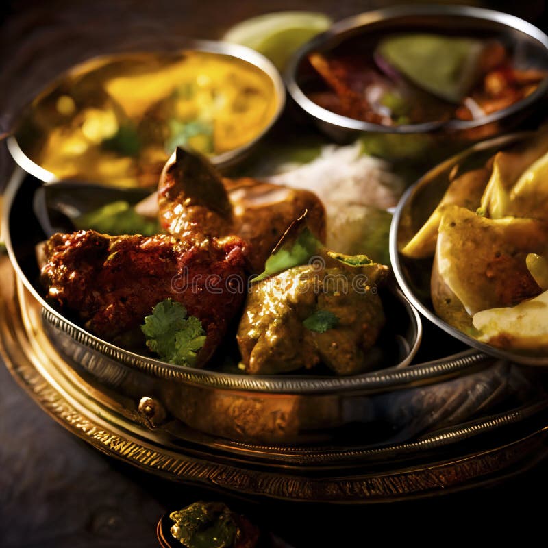 Indian meat starters stock illustration. Illustration of good - 268435693