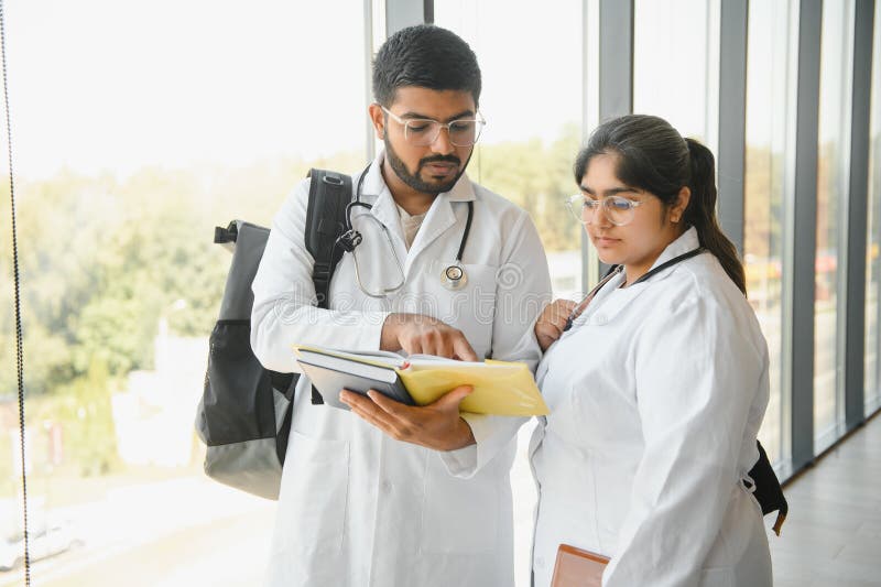 Indian Medical Student. Indian Doctor Stock Image - Image of stethoscope, technology: 335710977