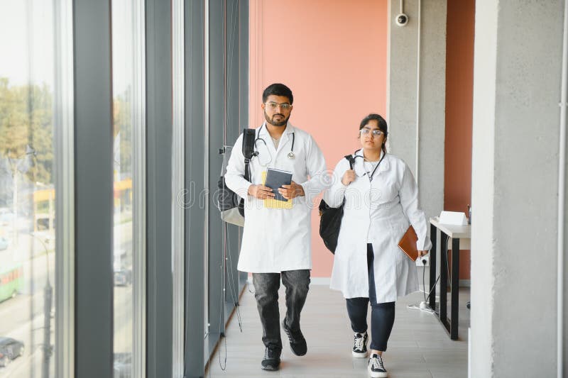 Indian Medical Student. Indian Doctor Stock Photo - Image of examining ...