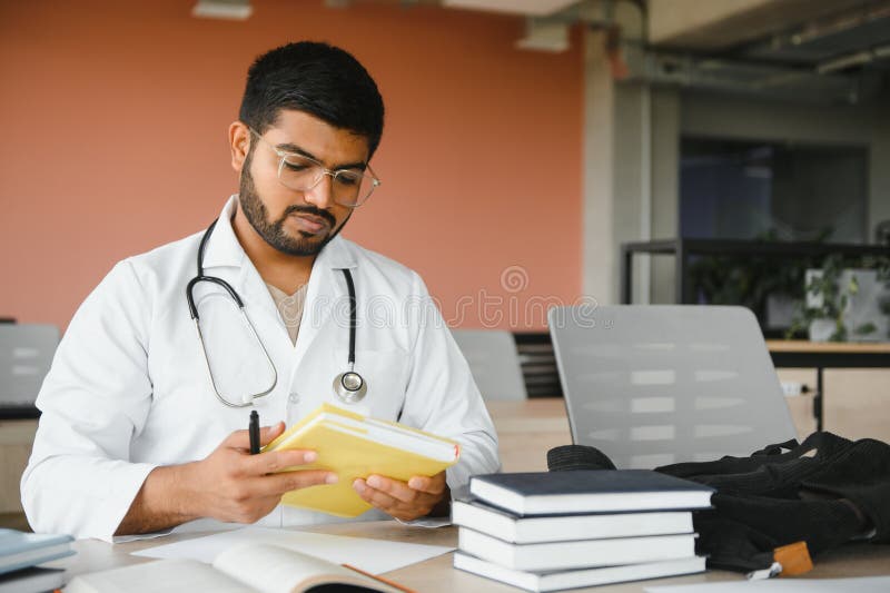 Indian Medical Student. Indian Doctor Stock Photo - Image of occupation ...