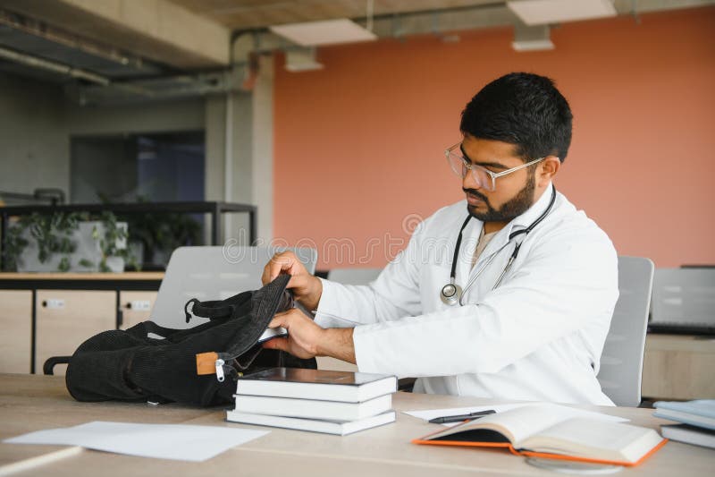 Indian Medical Student. Indian Doctor Stock Image - Image of people ...
