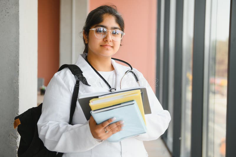 Indian Medical Student. Indian Doctor Stock Image - Image of woman ...