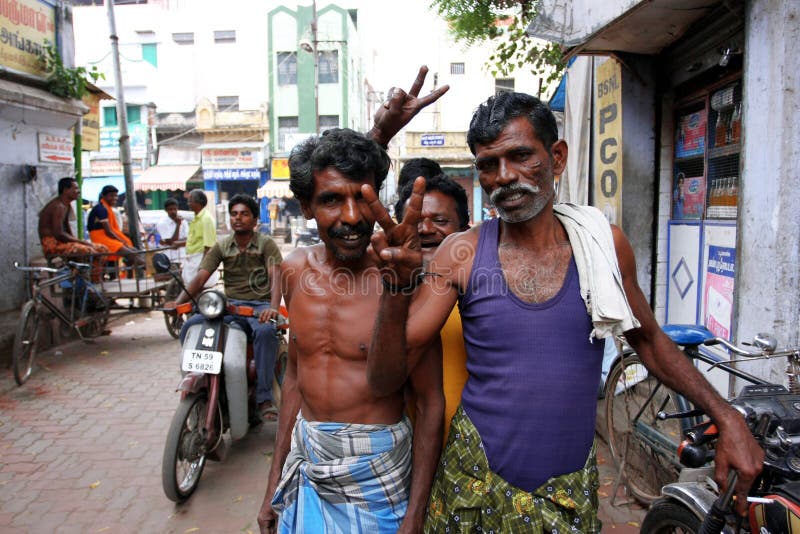 Indian Men on the Street of Madurai Editorial Photo - Image of indian ...