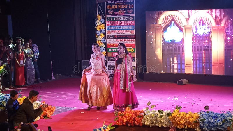 Indian Model in Ramp Walk editorial photography. Image of ramp - 166820257