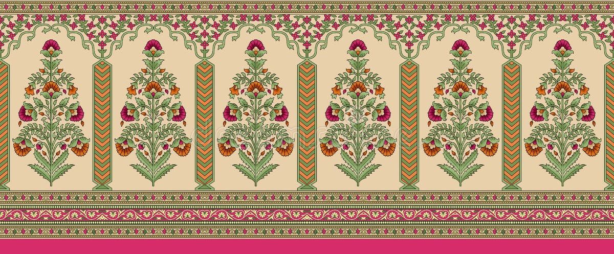 Floral Mughal Stock Illustrations – 9,958 Floral Mughal Stock ...