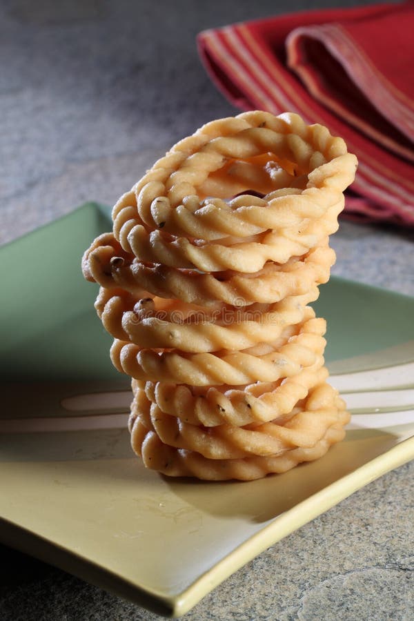 Indian Muruku Isolated stock image. Image of delicious - 6558833