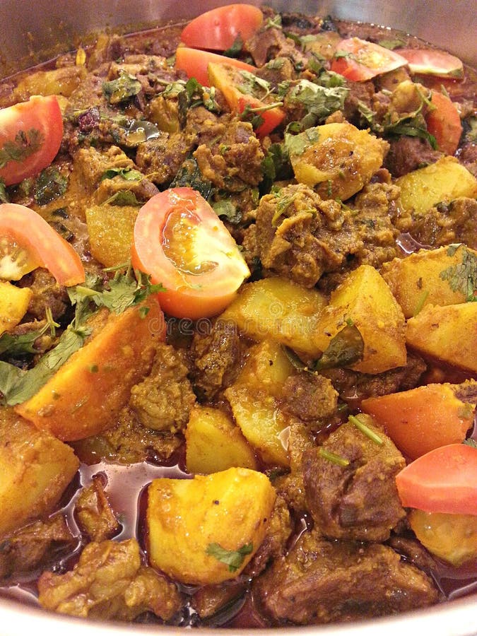 Indian Mutton Curry stock photo. Image of dinner, potatoes - 49158848