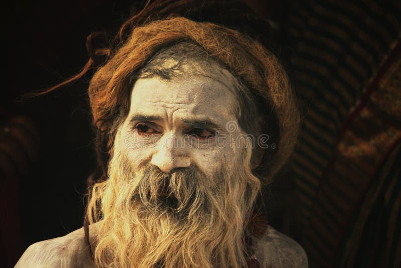 Indian Naga Monk Sadhu Aghori Editorial Stock Photo - Image of ...