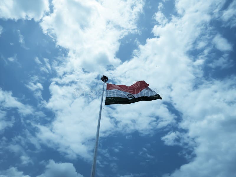 Indian National Tri Colour Flag Stock Image - Image of indian, national ...