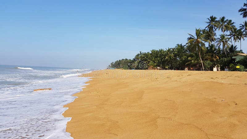 Indian Ocean Beach stock image. Image of beach, sunrise - 136681297