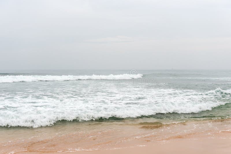 Indian Ocean on a Cloudy Day Stock Image - Image of seychelles, holiday ...