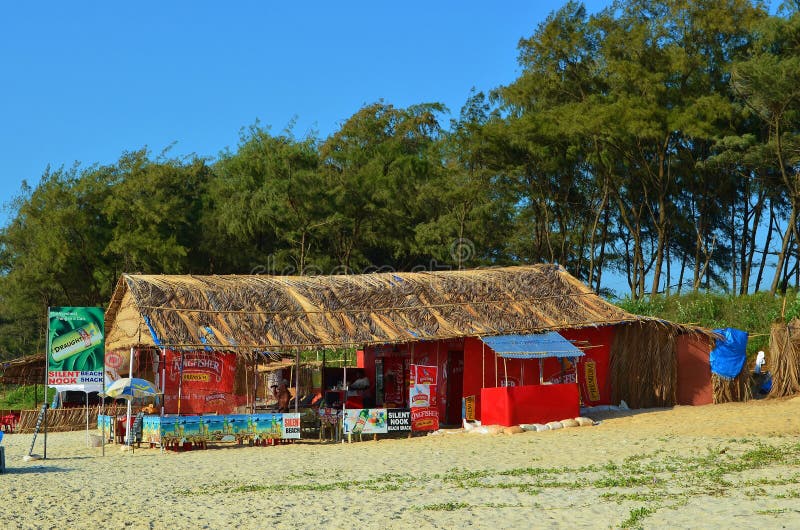 Indian Ocean Coast in Goa State, India Stock Photo - Image of india ...