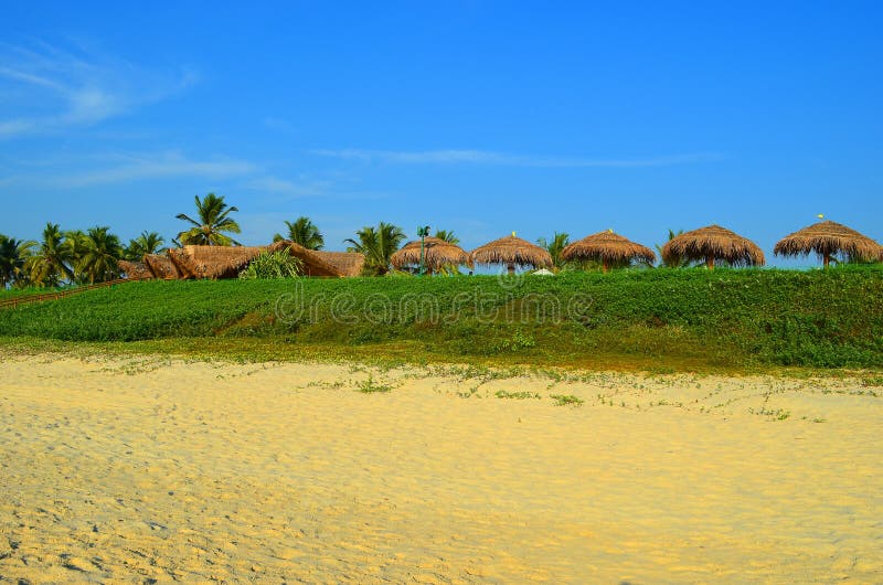 Indian Ocean Coast in Goa State, India Stock Photo - Image of ocean ...