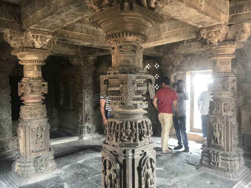 Indian Old Ancient Temples Architecture Designs Stock Photo - Image of ...