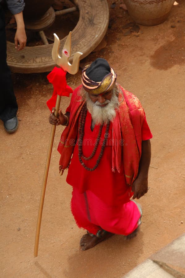Indian Old Man in Getup editorial stock image. Image of indian - 124864429