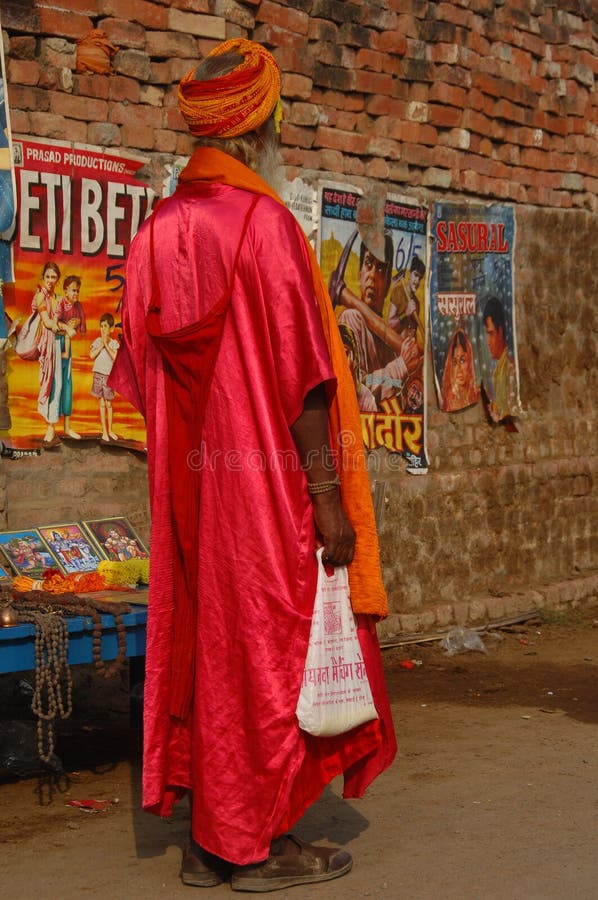 Indian Old Man in Getup editorial photo. Image of indian - 124864531