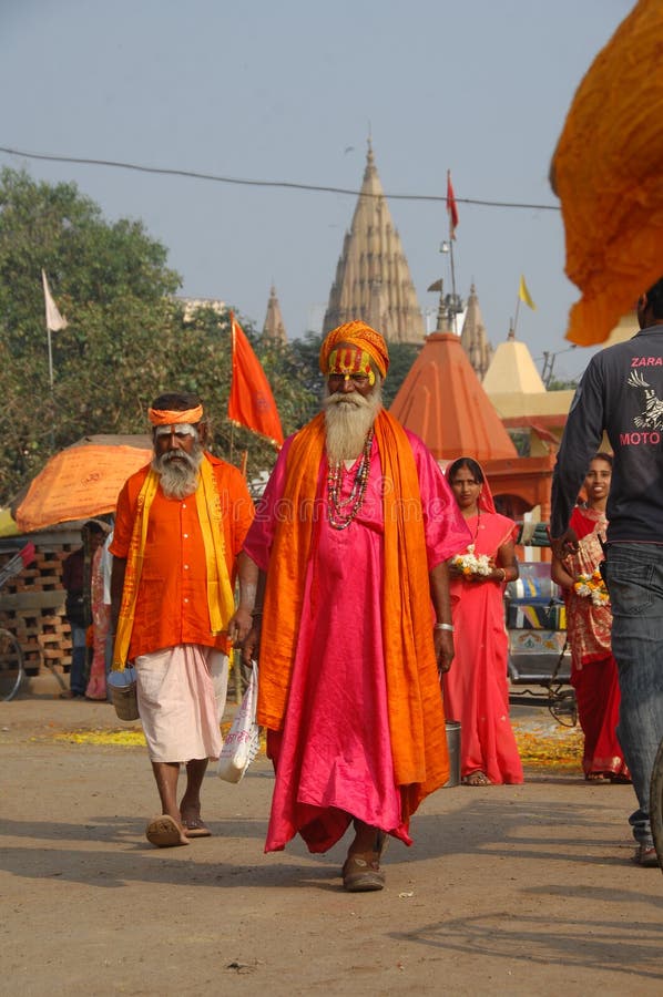 Indian Old Man in Getup editorial stock photo. Image of action - 124864548