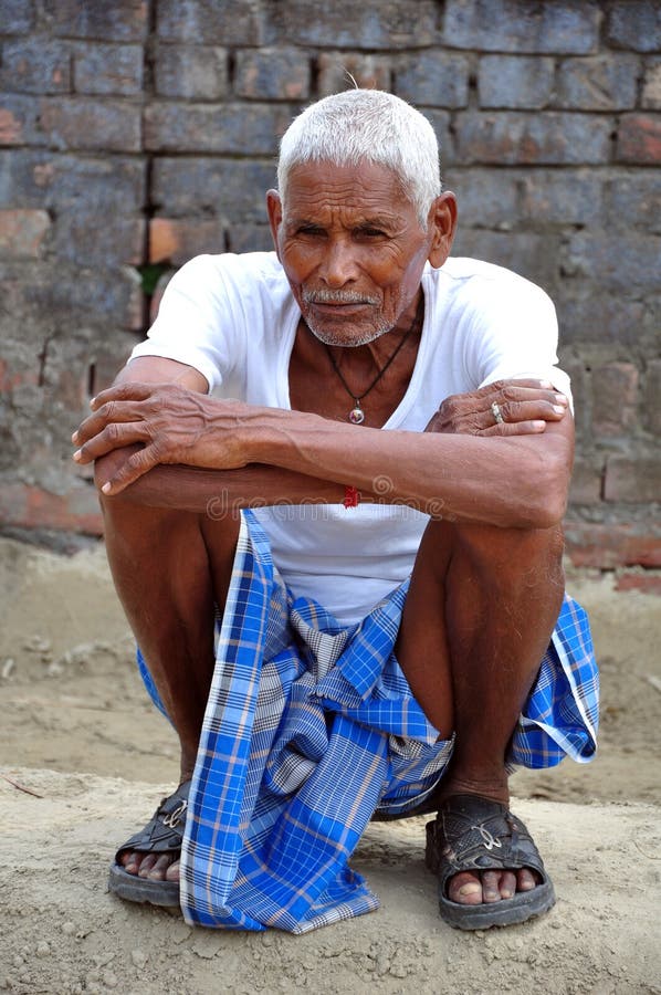 Indian pandit editorial photo. Image of wrinkles, undergarment - 21454036