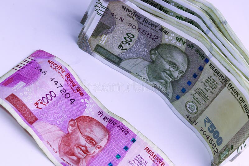 Indian Paper Currency Notes Stock Image - Image of banknote, banking ...