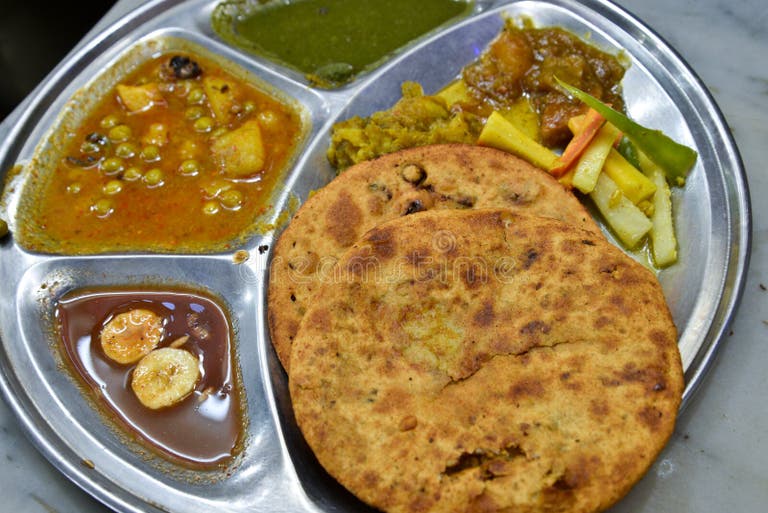 Indian Parantha (stuffed Indian Bread) Stock Image - Image of delhi ...