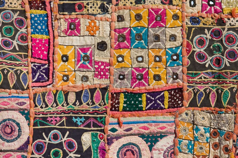 Indian patchwork stock image. Image of pattern, hanging - 7655335