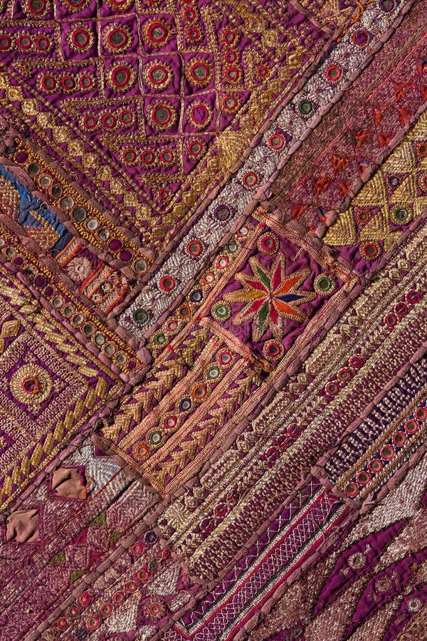 Indian patchwork carpet stock image. Image of hanging - 28259773