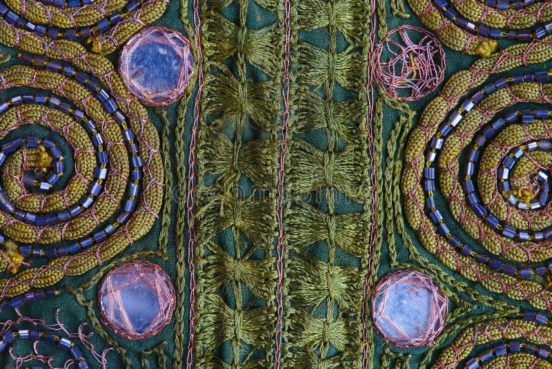 Indian Patchwork Detail, Traditional Crafts Stock Image - Image of ...