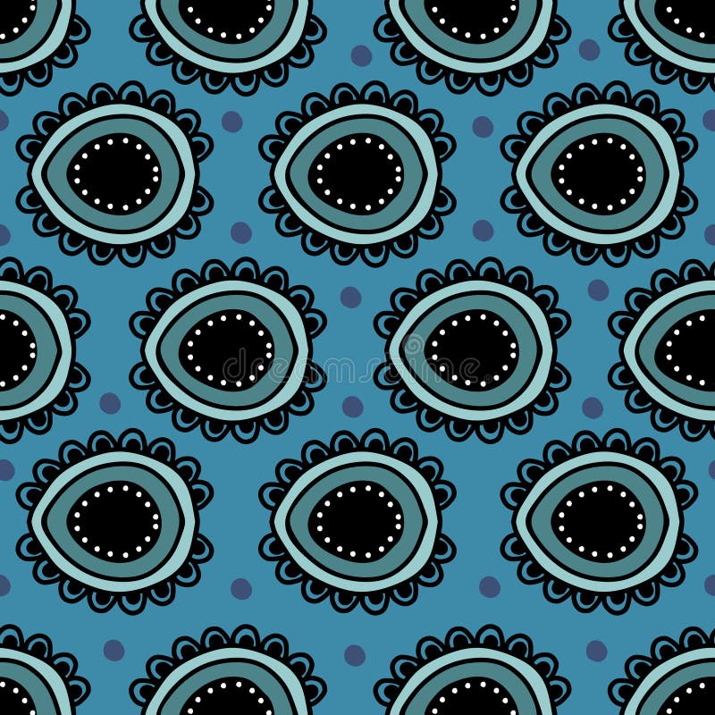 Indian Pattern Circle Abstract Ethnic Style Stock Vector - Illustration ...