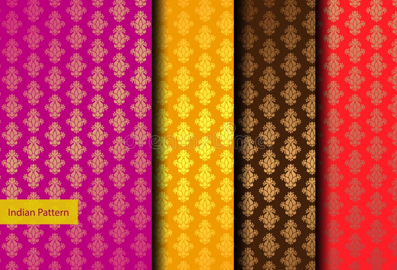 Indian Pattern - Detailed and Easily Editable Stock Vector ...