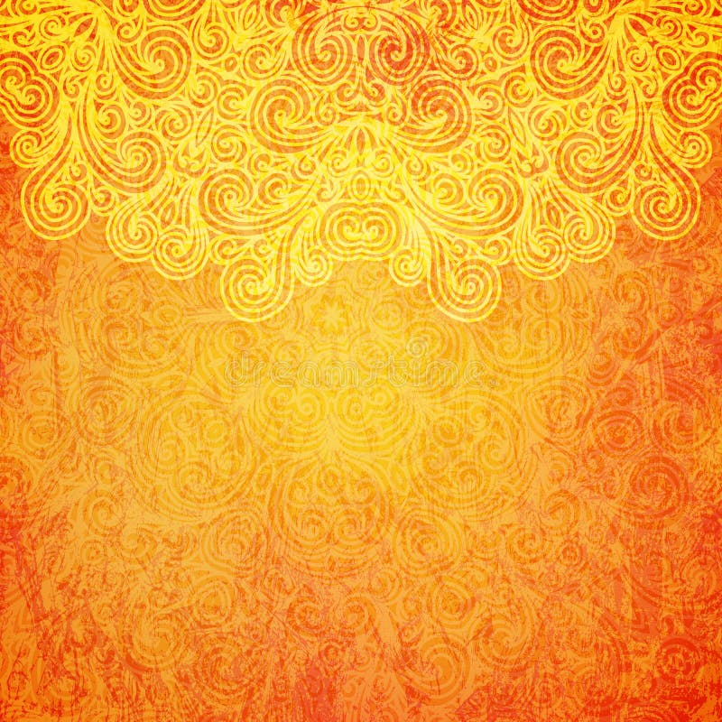 Indian Pattern, Illustration Stock Illustration - Illustration of ...