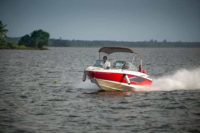Indian People are Enjoying High Speed Boating Editorial Photo - Image ...
