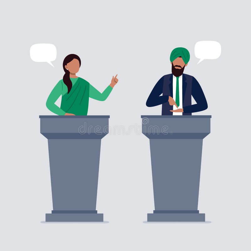 Debates Stock Illustrations – 1,096 Debates Stock Illustrations ...