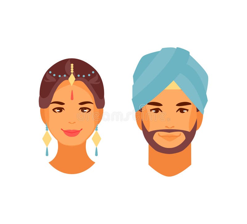 Indian people vector stock vector. Illustration of male - 118123766